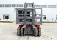 China 7 Ton Hydraulic Diesel Double Pallet Industrial Forklift Truck With 3360MM Min Turning Radius for sale
