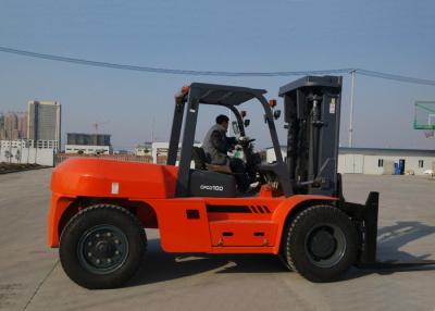 China 4 wheel Diesel Engine Forklift , Full Automatic Stepless Speed Adjustable Heavy Duty Forklifts for sale