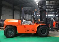 China 4 wheel Diesel Engine Forklift , Full Automatic Stepless Speed Adjustable Heavy Duty Forklifts for sale