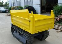 China Honda Gasoline Engine 1000kgs Tracked Concrete Dumper For Site Works CE / SGS / ISO for sale