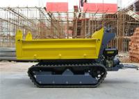 China Honda Gasoline Engine 1000kgs Tracked Concrete Dumper For Site Works CE / SGS / ISO for sale
