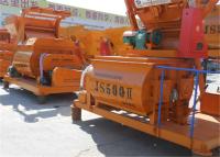 China Electric Dual - Axial Forced 500L Cement Concrete Mixer Machine With 25 M3 / H Productivity for sale