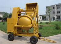 China 250L Mini Diesel Concrete Mixing Machine With Hydraulic Hopper 13KW Diesel Engine for sale