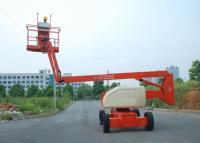 China Hydraulic 20M Articulated Boom Cherry Picker Lift With Cummins Engine 180° Platform Rotation for sale