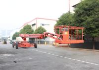 China Articulated Boom Upright Mobile Elevating Work Platform Diesel Powered 18.1M Maximum Horizontal Reach for sale