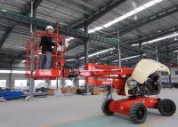 China Articulated Boom Upright Mobile Elevating Work Platform Diesel Powered 18.1M Maximum Horizontal Reach for sale