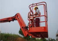 China Articulated Boom Upright Mobile Elevating Work Platform Diesel Powered 18.1M Maximum Horizontal Reach for sale