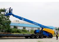 China 28M Self Propelled Telescopic Vehicle Mounted Hydraulic Boom Lift With Cummins Diesel Engine GTBZ28 for sale