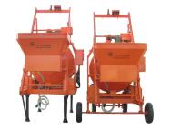 China Mobile Reverses Discharging Portable Electric Cement Mixer 750L Volume Low Noise for sale