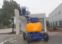 China 10M Electric Powered Articulated Hydraulic Boom Lift With 200KG Lifting Capacity Trojan Battery for sale