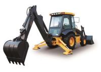 China Tractor with Front End Loader and Backhoe , 70KW Power Heavy Equipment Backhoe for sale