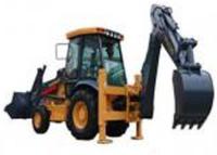 China Tractor with Front End Loader and Backhoe , 70KW Power Heavy Equipment Backhoe for sale