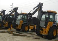 China Wheeled Hydraulic Backhoe for Compact Tractor 7400 Kg Operating Weight for sale