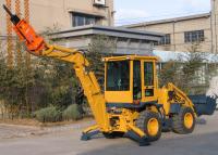 China Small Hydraulic Backhoe Loader With Hammer Double Pumps Confluence 50KW Power WZ25-20 for sale