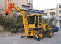 China Small Hydraulic Backhoe Loader With Hammer Double Pumps Confluence 50KW Power WZ25-20 for sale