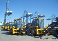 China Cummins Diesel Engine Big Compact Tractor with Backhoe 82KW Power Low Maintenance for sale