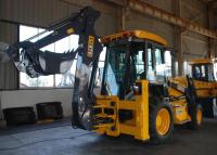 China Cummins Diesel Engine Big Compact Tractor with Backhoe 82KW Power Low Maintenance for sale