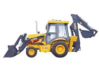 China 70KW Power Tractor Backhoe Loader  XT870 , 0.3 m3 Rated Digging Backhoe Machine for sale