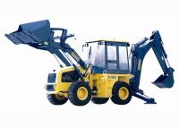 China Engineering Construction Compact Tractor Loader , 4WD Tractor Mounted Backhoe for sale