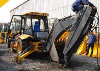 China Engineering Construction Compact Tractor Loader , 4WD Tractor Mounted Backhoe for sale