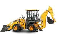 China Energy Saving Eco Tractor Backhoe Loader for Piping Builds / Cable Builds / Park Virescence for sale