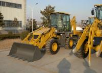 China Energy Saving Eco Tractor Backhoe Loader for Piping Builds / Cable Builds / Park Virescence for sale