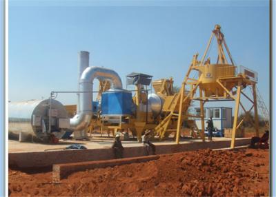 China 170KW Mobile Hot Drum Mix Asphalt Plant , 5M3 Aggregate Hopper Concrete Mixing Plant for sale
