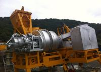 China 170KW Mobile Hot Drum Mix Asphalt Plant , 5M3 Aggregate Hopper Concrete Mixing Plant for sale