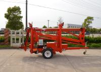 China 16M Trailer Mounted Boom Lift Hydraulic Towable With 14M Platform Height KD-P16 for sale