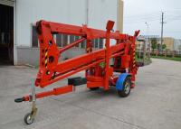 China 16M Trailer Mounted Boom Lift Hydraulic Towable With 14M Platform Height KD-P16 for sale