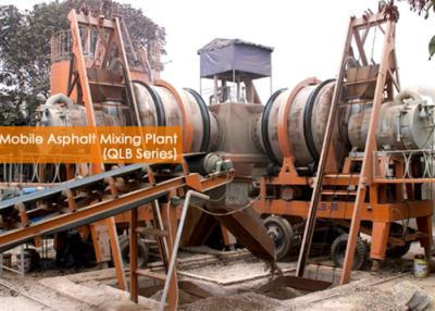 China Mobile 1.2CBM Feeder Hopper Capacity Hot Asphalt Batch Plants 80TPH Capacity for sale