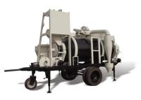 China 1.2 MPA Oil Supply Pressure Asphalt Mixing Plant , 5TPH Towed Bitumen Mix Concrete Batch Plant for sale