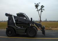 China Rear Wheel Steering Telescopic Reach Forklift , Hydraulic Brake Boom Lift Truck Rental for sale