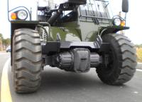 China Rear Wheel Steering Telescopic Reach Forklift , Hydraulic Brake Boom Lift Truck Rental for sale