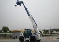 China 4 wheel Stering Diesel 5 Ton Telescopic Boom Forklift With 10M Max Lifting Height for sale