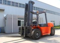 China High Powered 3 - Stage Mast 6 Tons Diesel Engine Forklift Trucks For Warehouse for sale