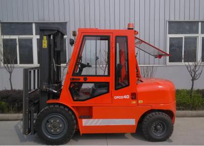 China 4 Ton Hydraulic Diesel Heavy Duty Forklift Equipment With Fan / Heater for sale