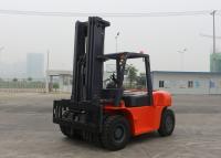China 3 Stages Mast Hydraulic Diesel Manual Forklift Truck 3M - 6M Lifting Height for sale