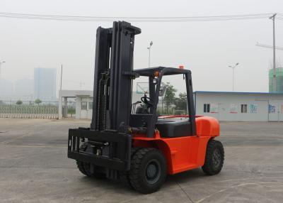 China 3 Stages Mast Hydraulic Diesel Manual Forklift Truck 3M - 6M Lifting Height for sale