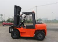 China 3 Stages Mast Hydraulic Diesel Manual Forklift Truck 3M - 6M Lifting Height for sale