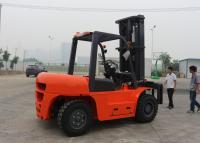 China 3 Stages Mast Hydraulic Diesel Manual Forklift Truck 3M - 6M Lifting Height for sale