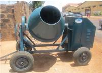 China 175L Mini Diesel Concrete Mixing Machine With Hydraulic Hopper , 13KW Diesel Engine for sale
