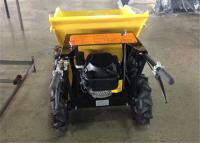 China Building Construction Mini Concrete Dumper / 250kg Loading Capacity Powered Mechanical Wheelbarrow for sale