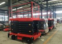 China 300KG Capacity Electric Hydraulic Mobile Scissor Lift 11M Lifting Height for sale