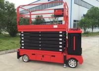 China 6-11M Electric Self - propelled Scissor Lift / Aerial Work Platform 300KG Lift Capacity for sale