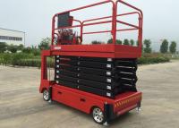 China 6-11M Electric Self - propelled Scissor Lift / Aerial Work Platform 300KG Lift Capacity for sale