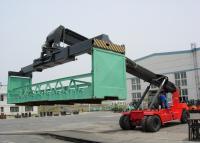 China Diesel Reach Stacker For Container , Container power lift forklift 45 Tons Rated capacity for sale