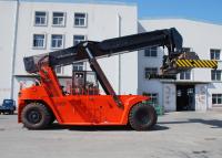 China Diesel Reach Stacker For Container , Container power lift forklift 45 Tons Rated capacity for sale