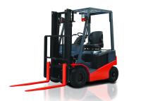 China 80V Battery Curtis Controller 3 tonne Electrical Industrial Forklift Truck 3M Container Mast for sale