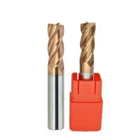 China 4 Flute Solid End Mill Square Tungsten 30° 55° 45° High Speed For Stainless Steel Metal for sale